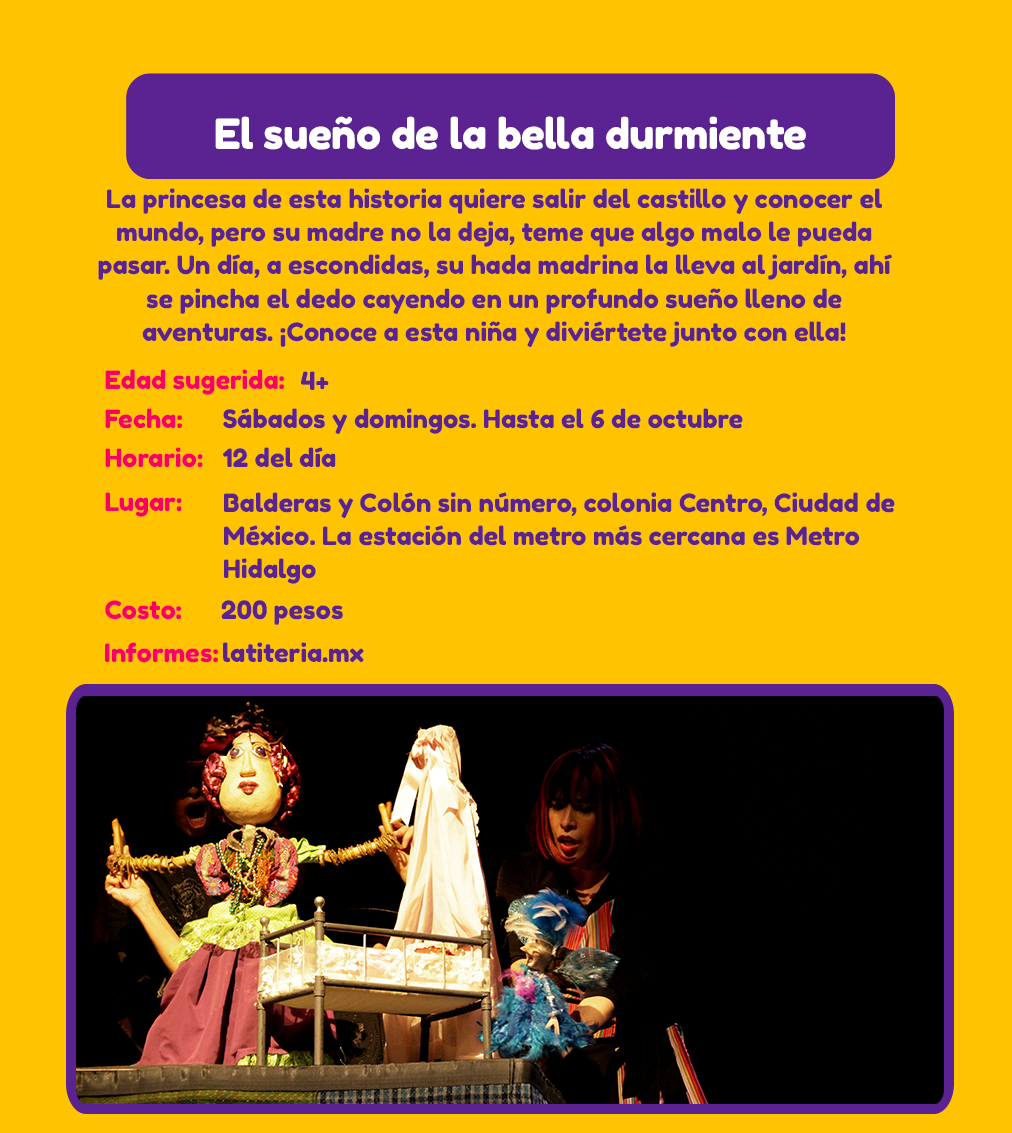 Teatro. El sueño de la bella durmiente – Once Niñas y Niños