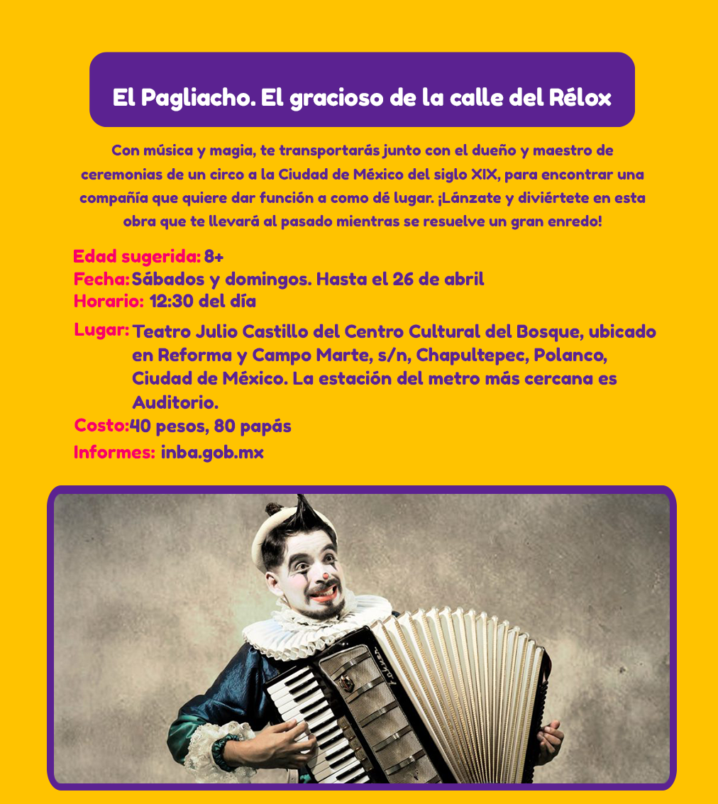 Teatro El Pagliacho. El gracioso de la calle del Rélox