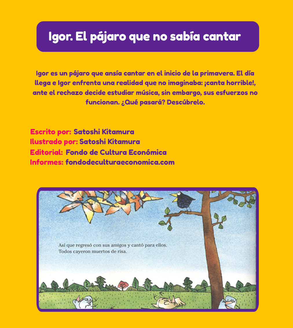 Libro-Igor-El-pájaro-que-no-sabía-cantar – Once Niñas y Niños