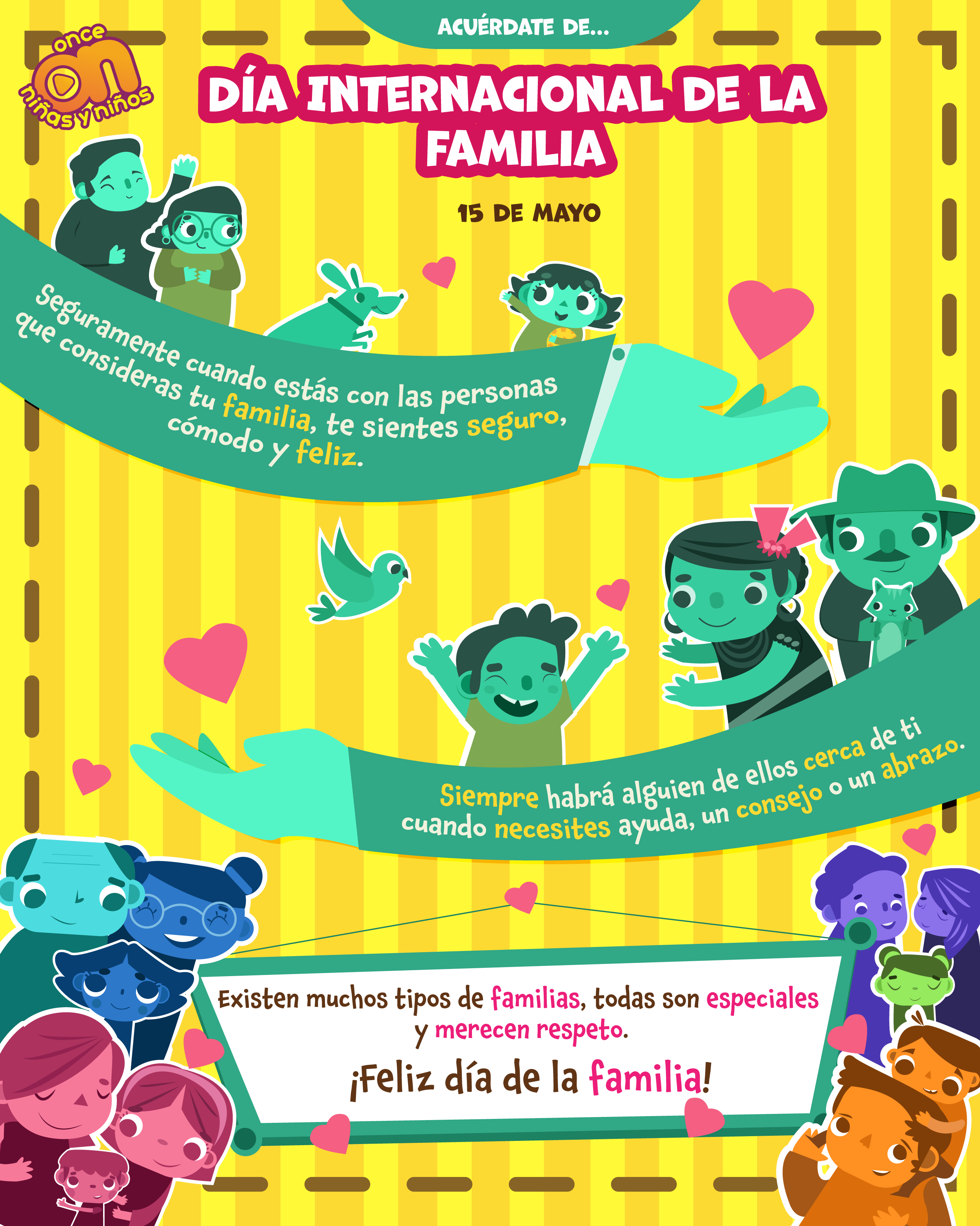 Día Internacional de la familia – Once Niñas y Niños
